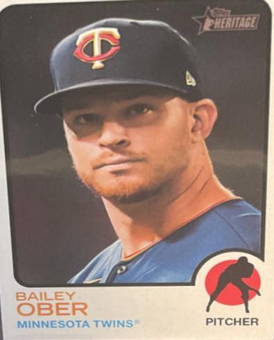 Bailey Ober #632 Prices | 2022 Topps Heritage | Baseball Cards