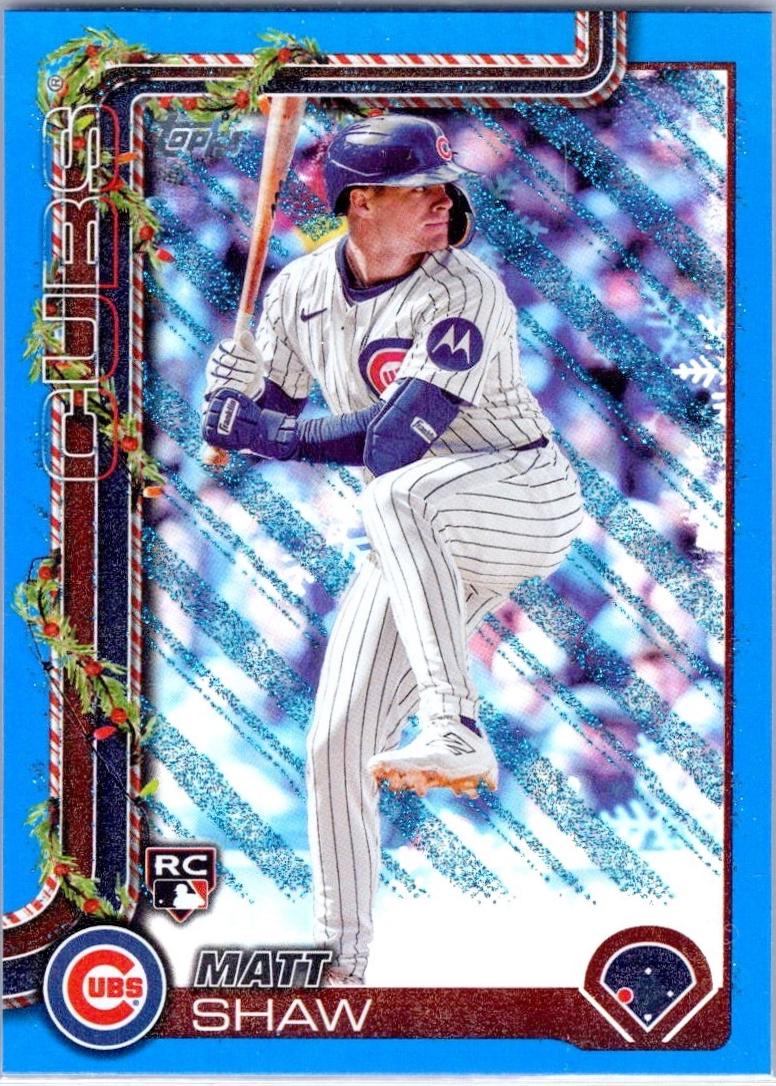 Matt Shaw [Blue Chrome] #H173 Prices | 2025 Topps Holiday | Baseball Cards