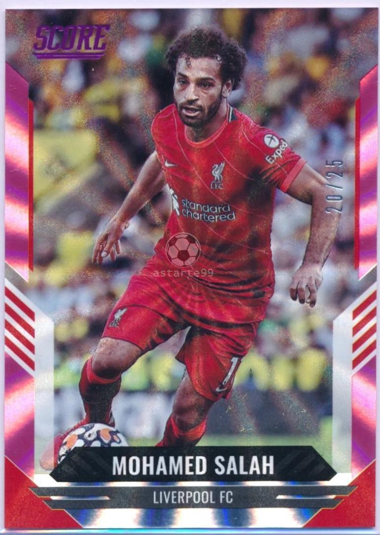Mohamed Salah [Pink Laser] #150 Prices | 2021 Panini Score FIFA ...