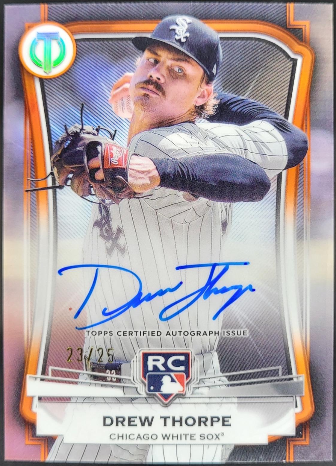Drew Thorpe [Orange] #LIA-DT Prices | 2025 Topps Tribute League ...