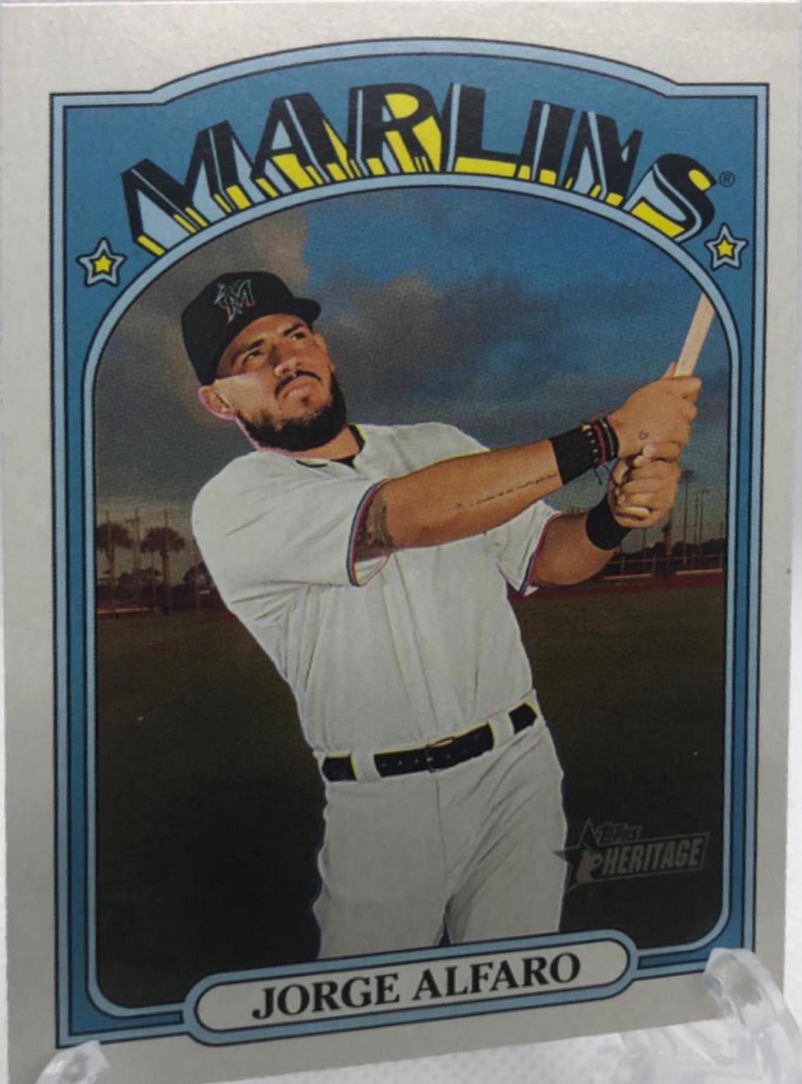 Jorge Alfaro #57 Prices | 2021 Topps Heritage | Baseball Cards