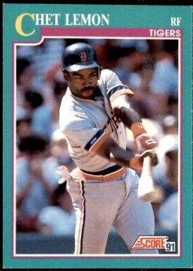 Chet Lemon #557 Prices | 1991 Score | Baseball Cards