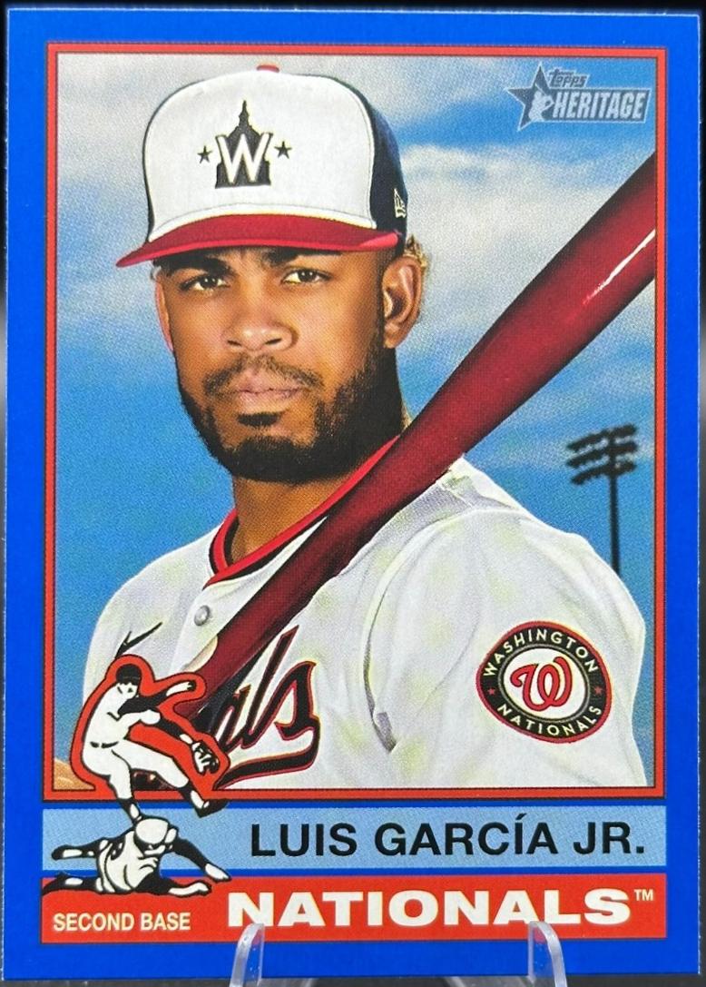 Luis Garcia Jr. [Dark Blue Border] #239 Prices | 2025 Topps Heritage ...