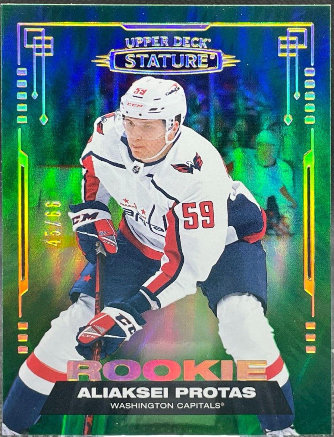 Aliaksei Protas [Photo Variant Green] #154 Prices | 2021 Upper Deck ...