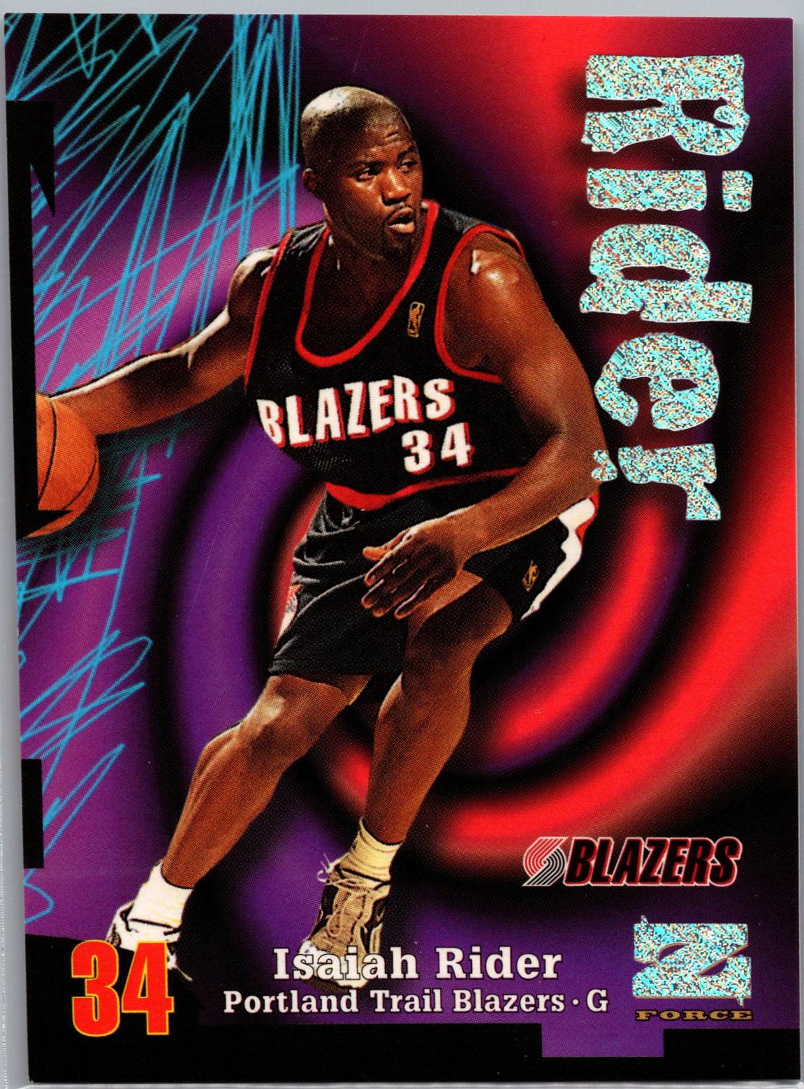 Isaiah Rider [Rave] #108 Prices | 1997 Skybox Z Force | Basketball Cards