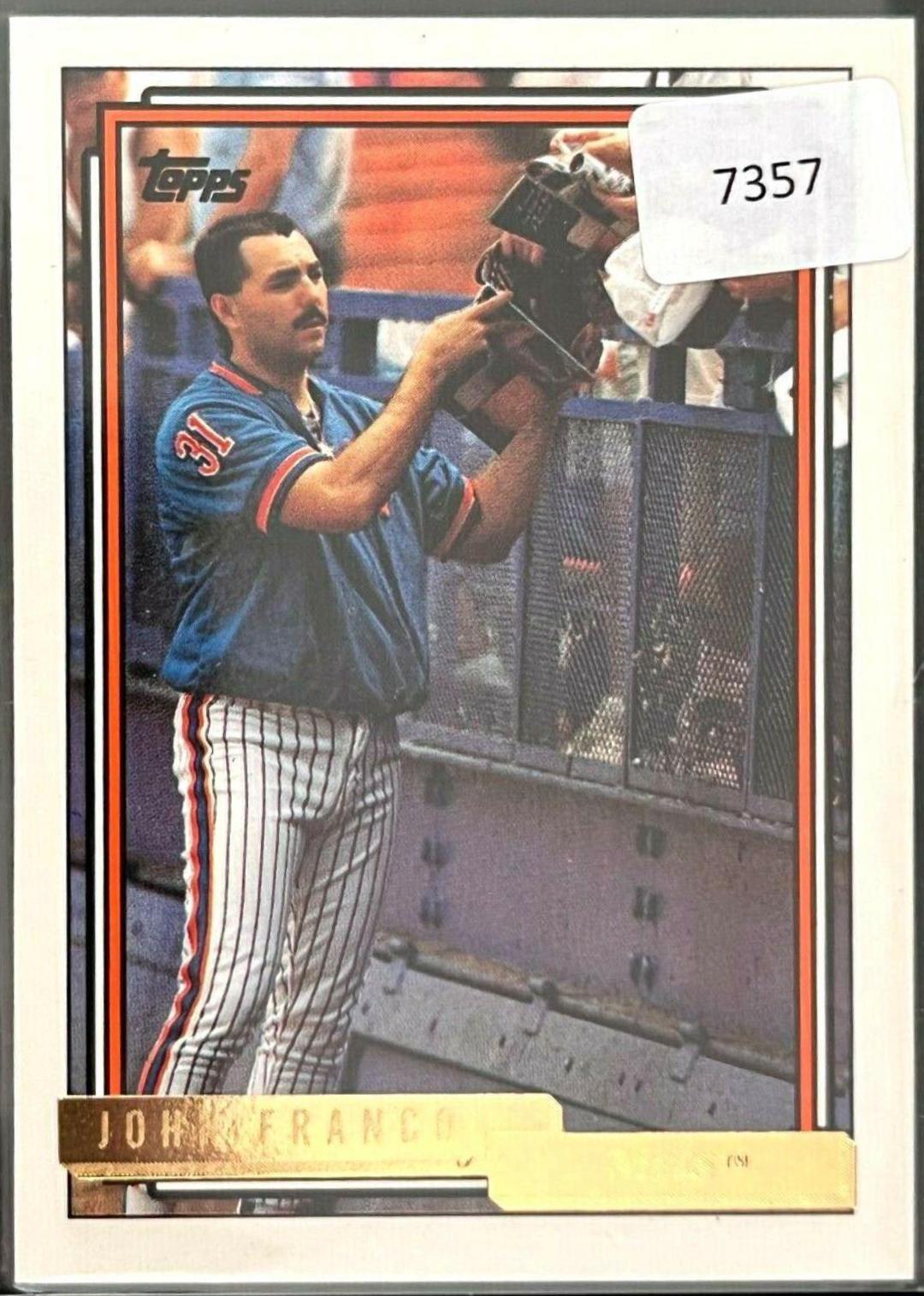 John Franco [Winner] #690 Prices | 1992 Topps Gold | Baseball Cards