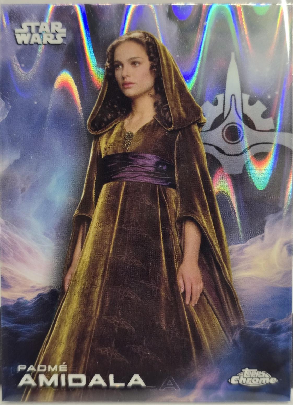 Padme Amidala [Orange Wave] #141 Prices | Star Wars 2025 Topps Chrome ...