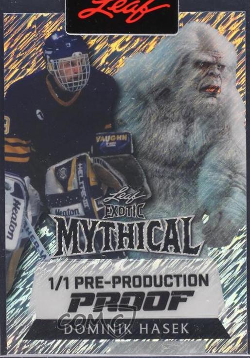 Dominik Hasek [Yeti Diagonal Shimmer] #EM-DH2 Prices | 2024 Leaf Metal ...