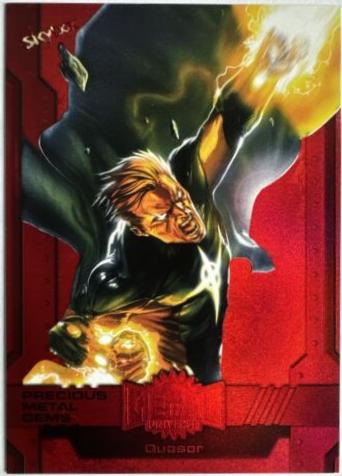 Quasar [Red Precious Metal Gems] #190 Prices | 2024 SkyBox Metal ...