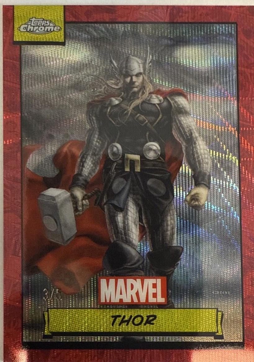 Thor [Red Wave] #32 Prices | Marvel 2024 Topps Chrome | Marvel Cards