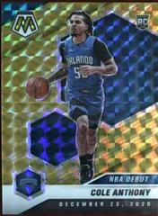 Cole Anthony [Gold Mosaic] #268 Prices | 2020 Panini Mosaic ...