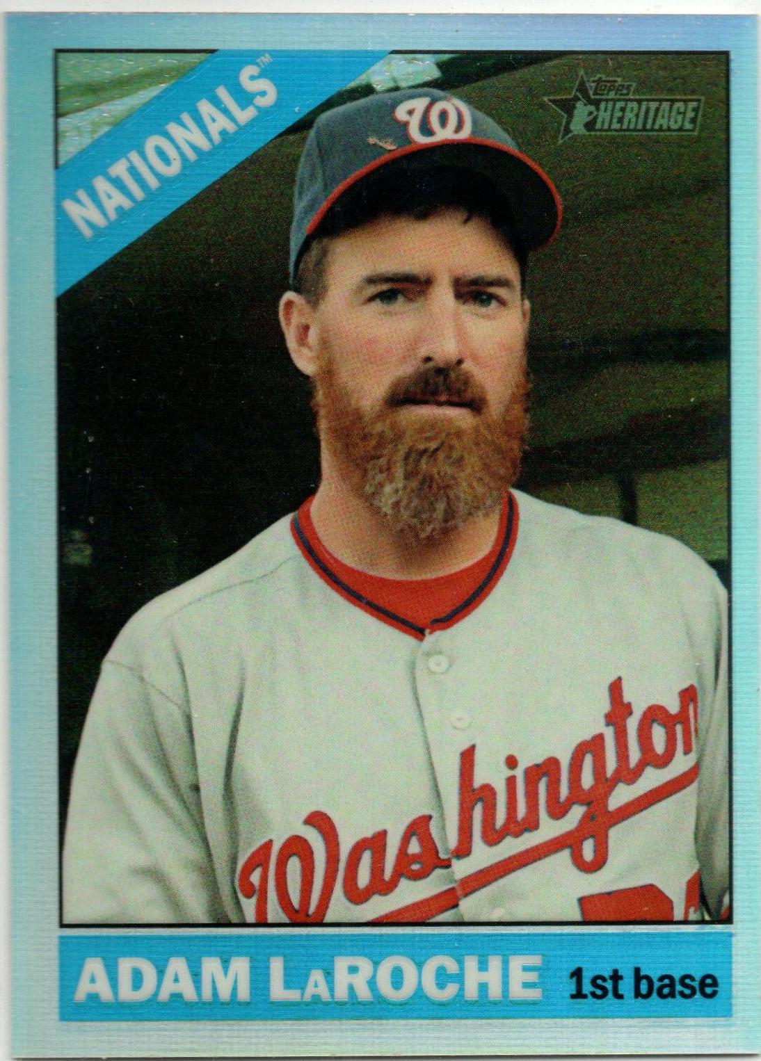 Adam LaRoche [Chrome] #432 Prices | 2015 Topps Heritage | Baseball Cards