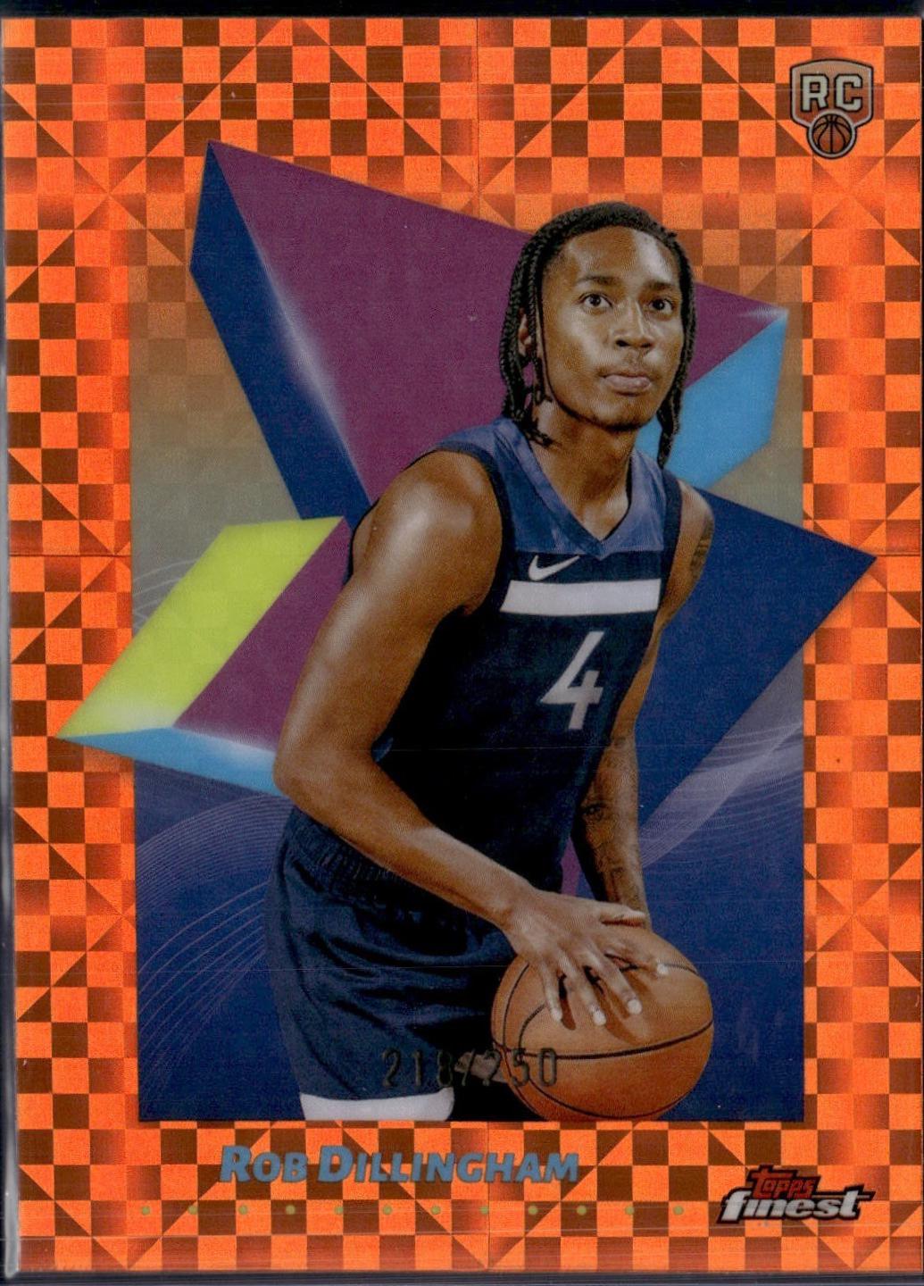 Rob Dillingham [Orange X-Fractor] #61 Prices | 2024 Topps Finest ...