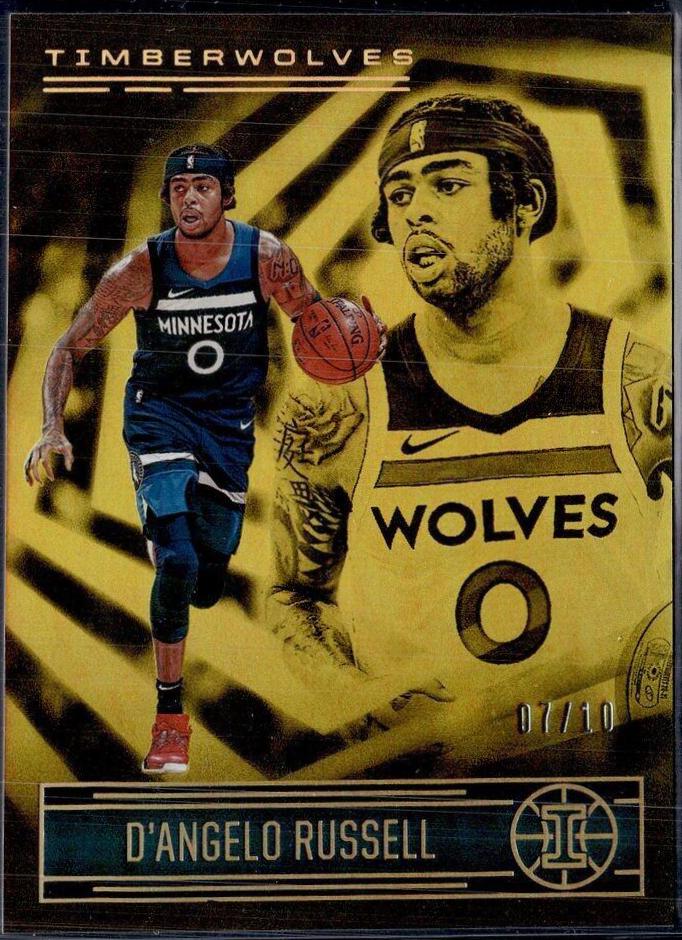 D'Angelo Russell [Gold] #93 Prices | 2020 Panini Illusions | Basketball ...