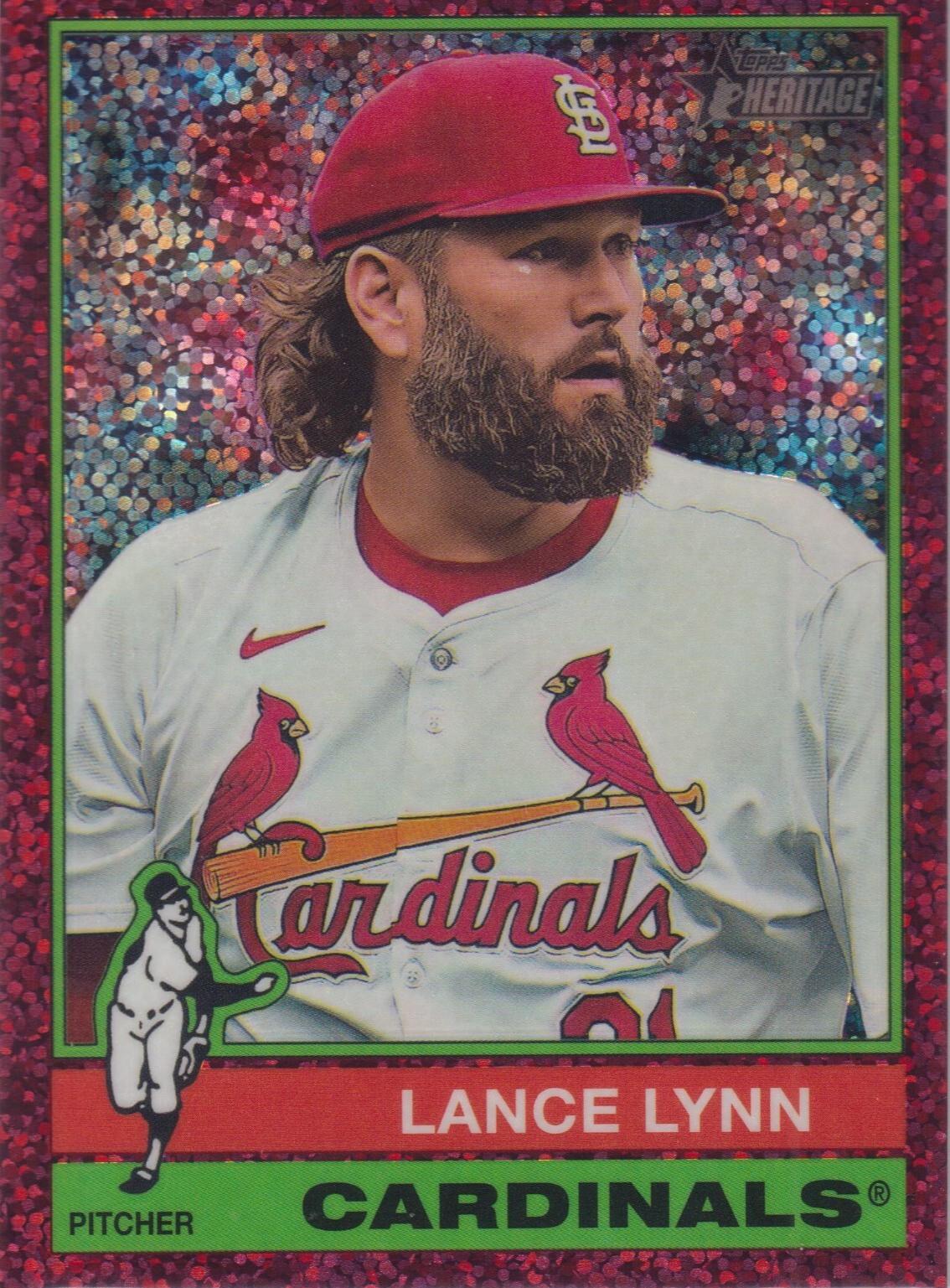 Lance Lynn [Burgundy Sparkle] #318 Prices | 2025 Topps Heritage ...