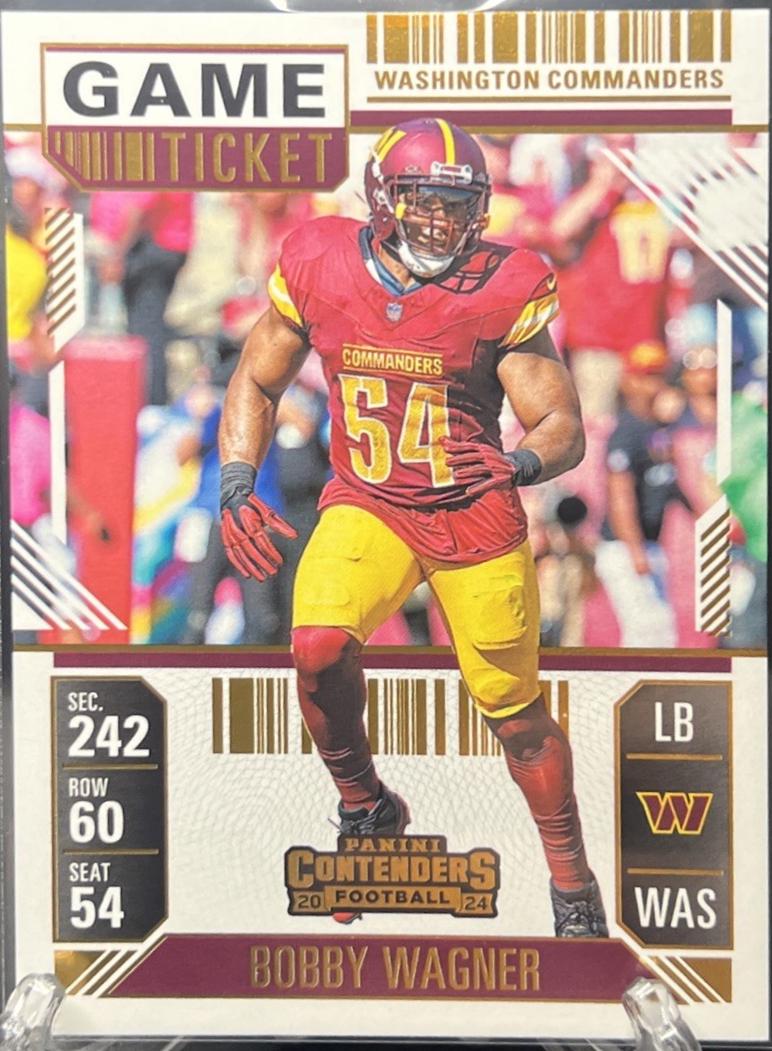 Bobby Wagner [Game Ticket Bronze] #100 Prices | 2024 Panini Contenders ...