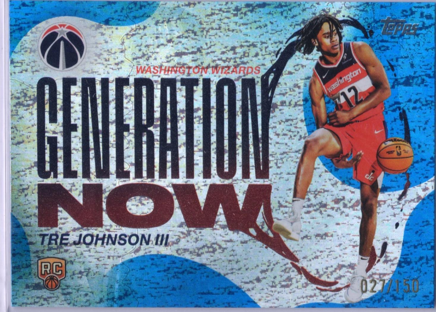Tre Johnson III [Holo Blue Foil] #GN-6 Prices | 2025 Topps Generation ...