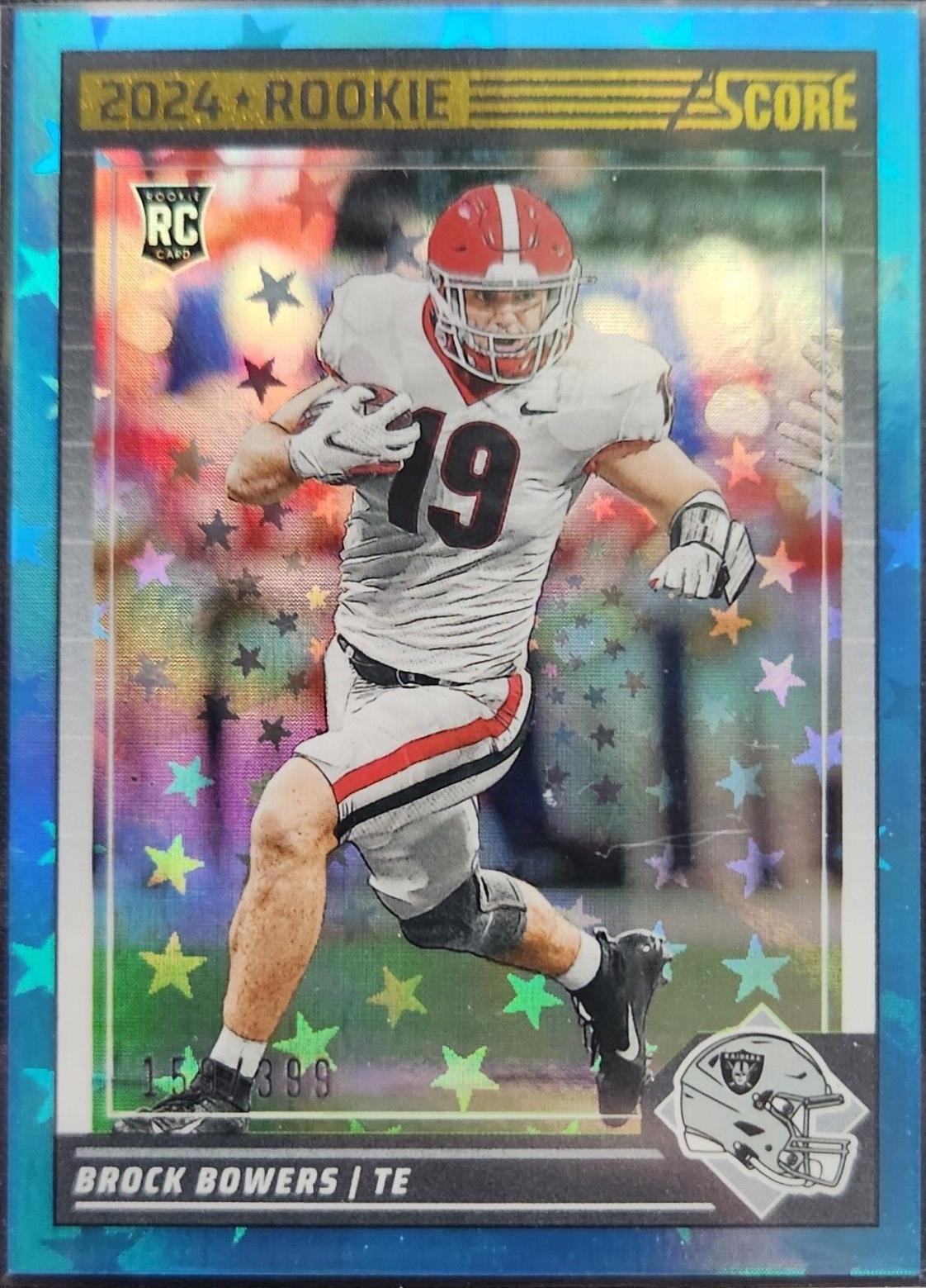 Brock Bowers [Stars] #310 Prices | 2024 Panini Score | Football Cards