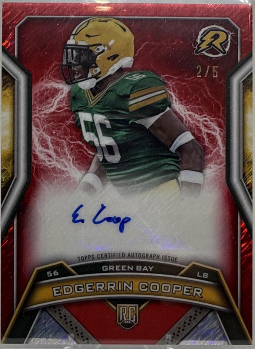 Edgerrin Cooper [Red Static] #RRS-EC Prices | 2024 Topps Resurgence ...