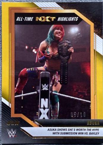 Asuka [Gold] #21 Prices | 2022 Panini NXT WWE All Time Highlights ...