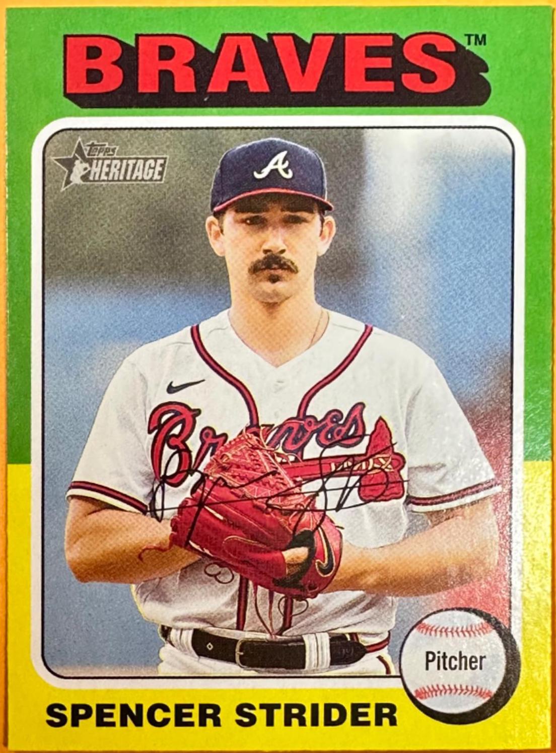 Spencer Strider #443 Prices | 2024 Topps Heritage | Baseball Cards
