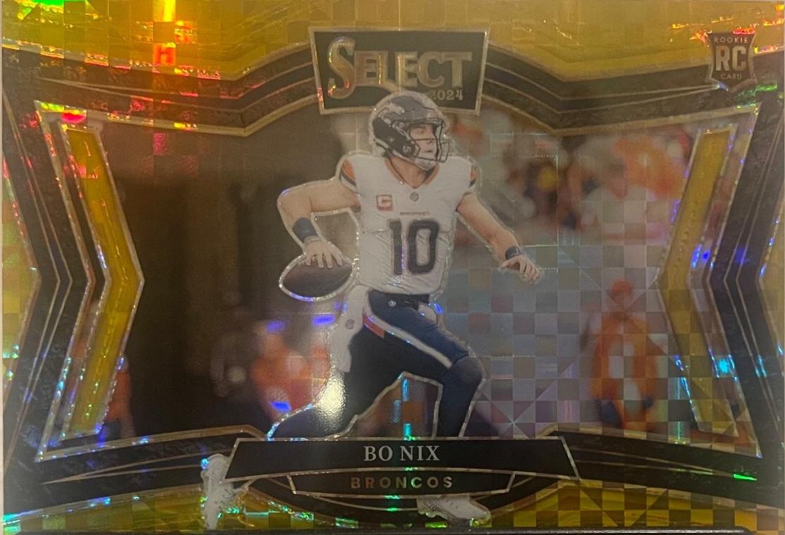 Bo Nix [Gold Mojo] #472 Prices | 2024 Panini Select | Football Cards