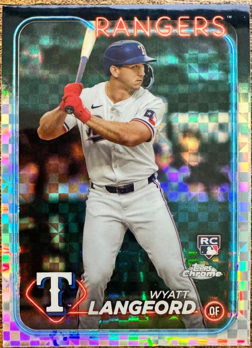 Wyatt Langford [X-Fractors] #122 Prices [Rookie] | 2024 Topps Chrome ...