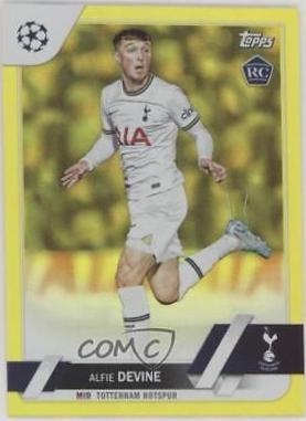 Alfie Devine [Yellow] #129 Prices | 2022 Topps UEFA Club Competitions ...