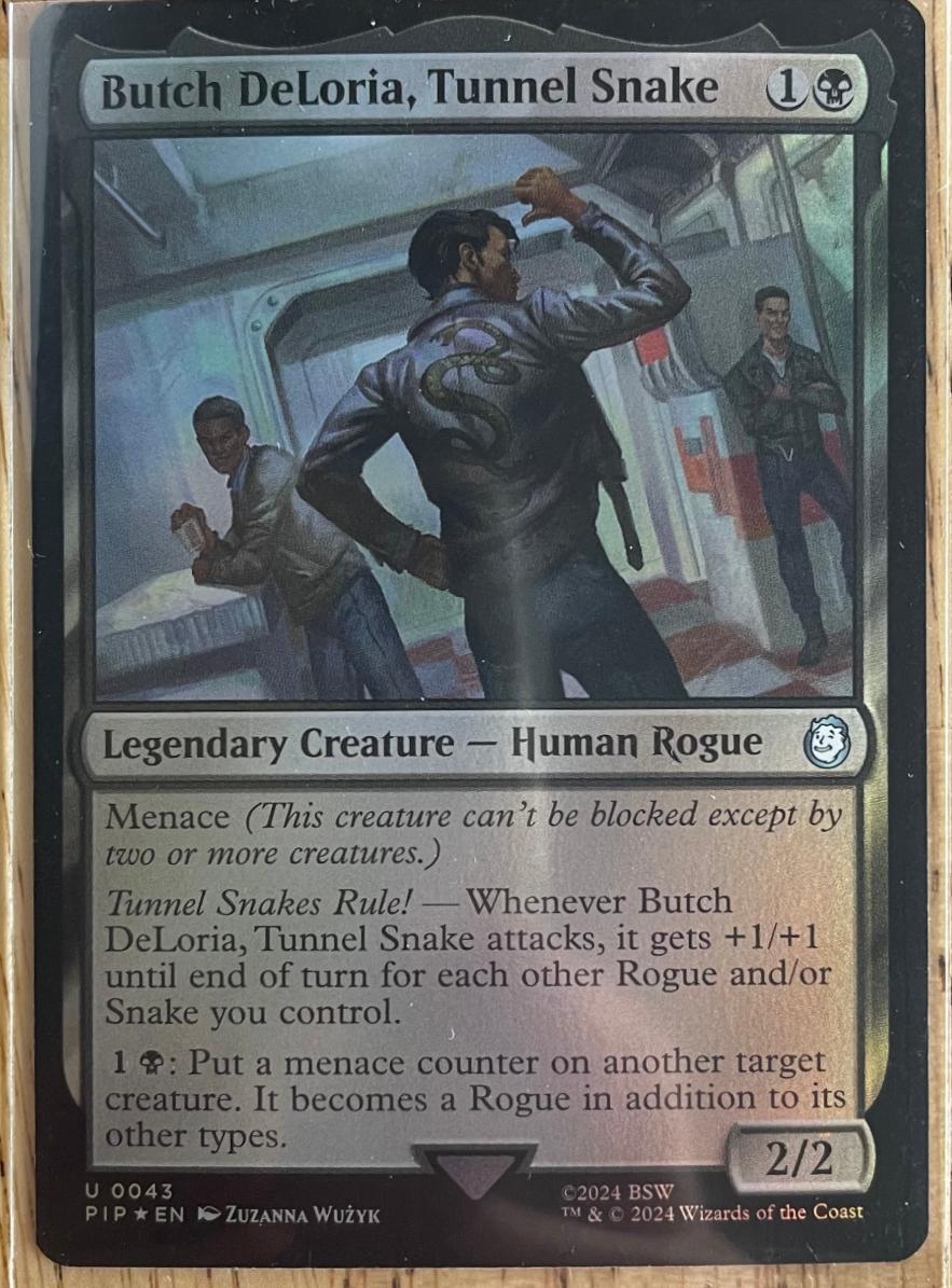 Butch DeLoria, Tunnel Snake [Foil] #43 Prices | Magic Fallout | Magic Cards