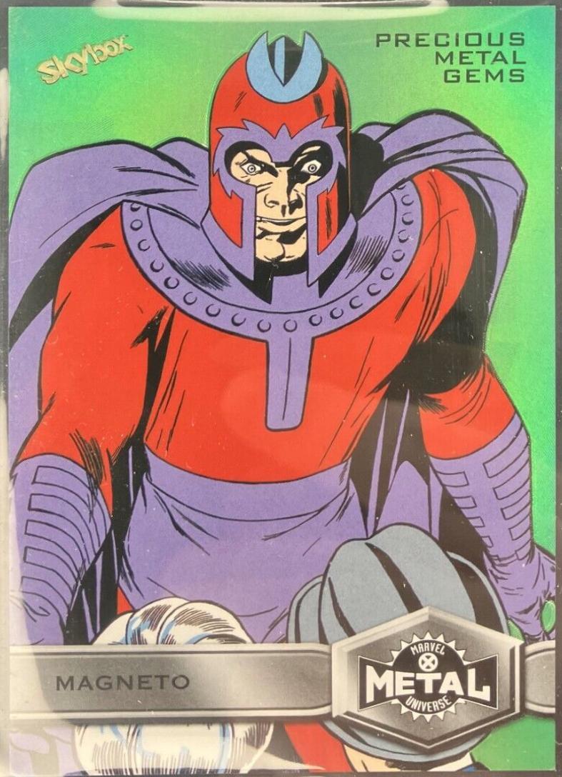 Magneto [Green] #184 Prices | Marvel 2021 X-Men Metal Universe | Marvel ...