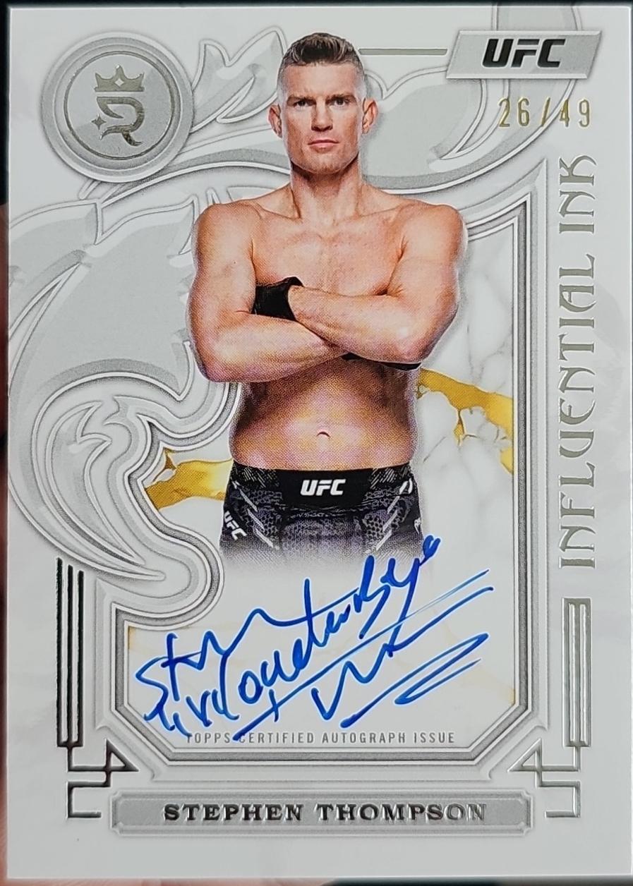 Stephen Thompson #IIA-STN Prices | 2024 Topps Royalty UFC Influential ...