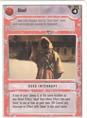 Utinni! [Light] Prices | Star Wars CCG Premiere | Star Wars Cards