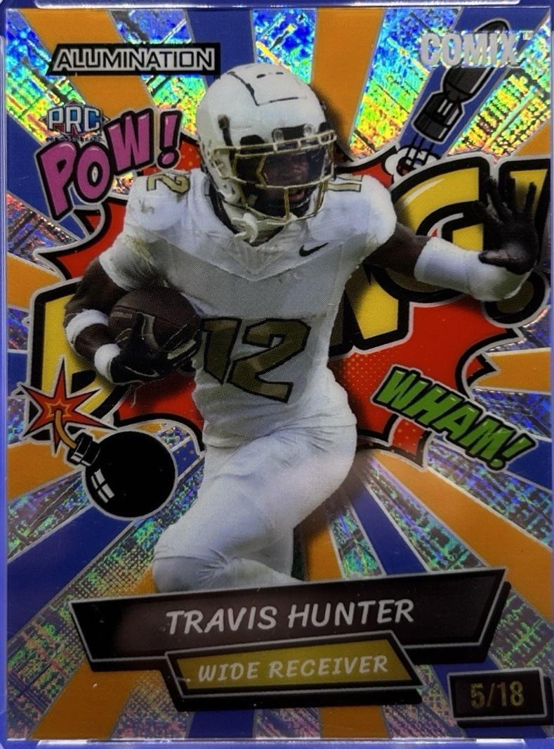 Travis Hunter [YellowBlue] #AC-TH Prices | 2024 Wild Card Alumination ...
