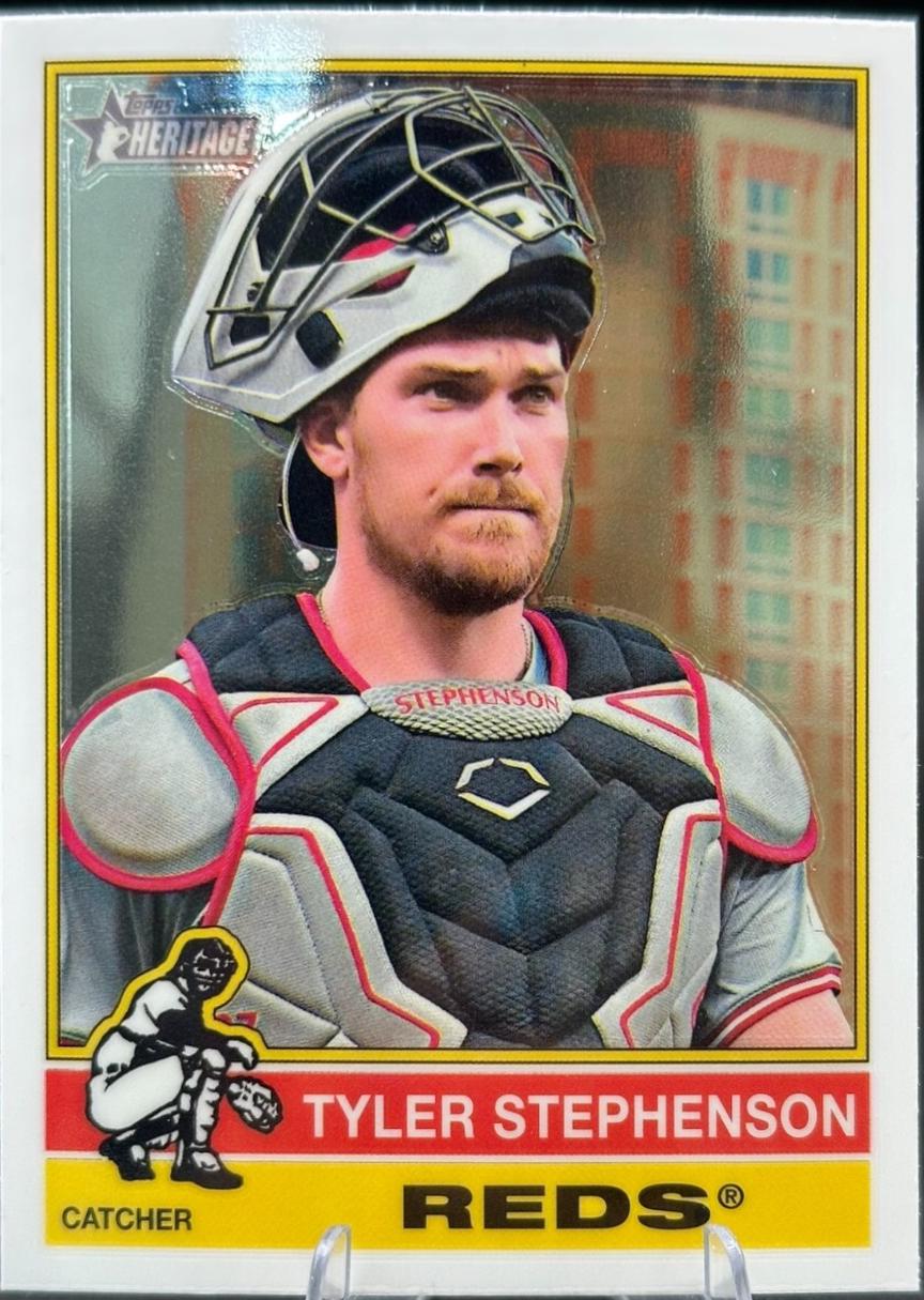 Tyler Stephenson [Chrome Variation] #46 Prices | 2025 Topps Heritage ...