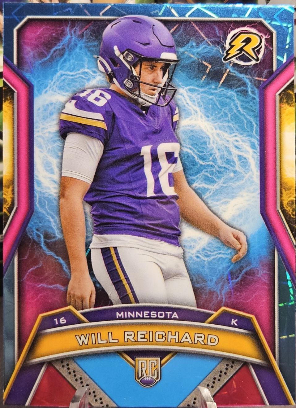 Will Reichard [Sky Blue Pink Shock] #163 Prices | 2024 Topps Resurgence ...