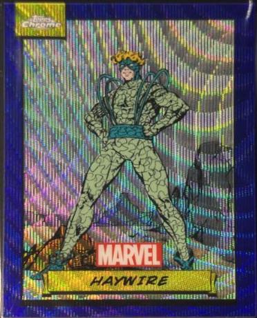 Haywire [Blue Wave] #140 Prices | Marvel 2024 Topps Chrome | Marvel Cards