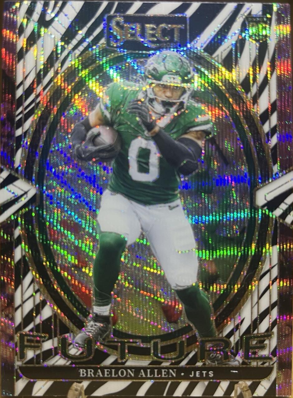 Braelon Allen [Zebra Prizm] #23 Prices | 2024 Panini Select Future ...