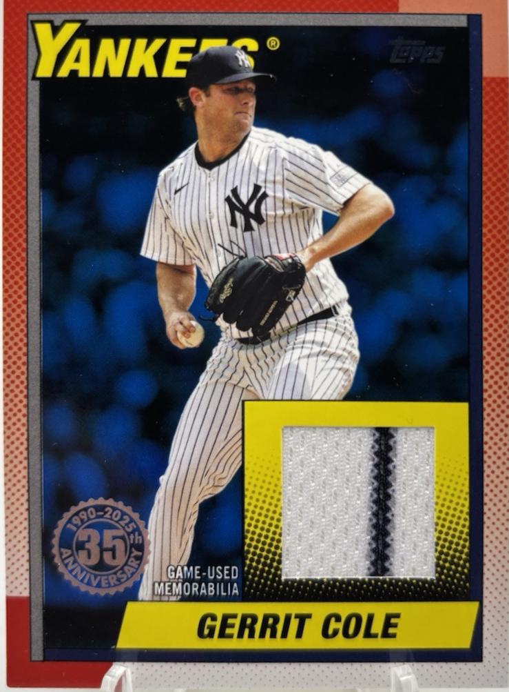 Gerrit Cole [Blue] #T90R-GC Prices | 2025 Topps 1990 Relic | Baseball Cards