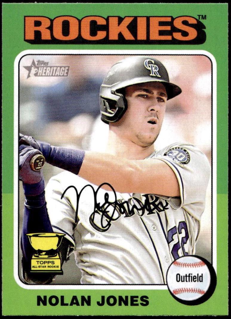 Nolan Jones #315 Prices | 2024 Topps Heritage | Baseball Cards