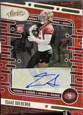 Isaac Guerendo [Signature Spectrum Red] #189 Prices | 2024 Panini ...