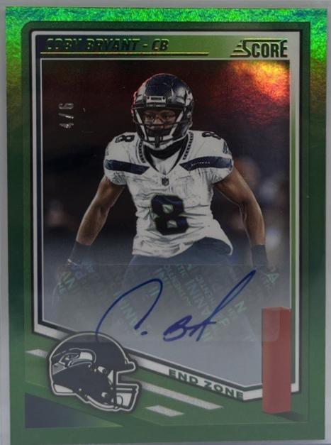 Coby Bryant [End Zone Signature Red Zone] #268 Prices | 2025 Panini ...