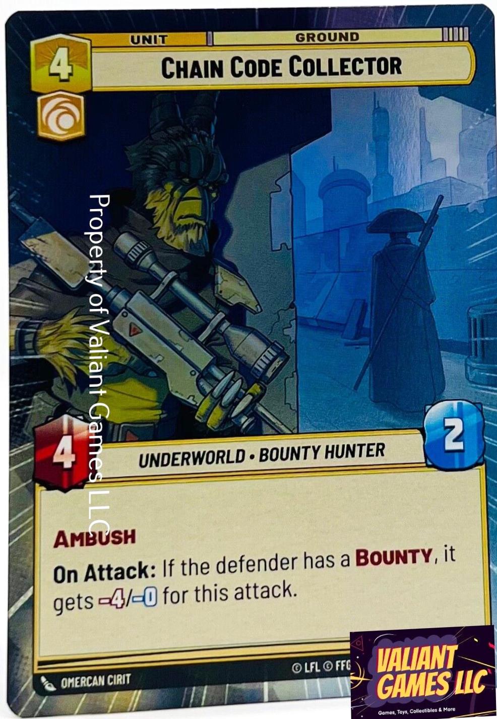 Chain Code Collector [Hyperspace Foil] #484 Prices | Star Wars Unlimited: Shadows of the Galaxy ...