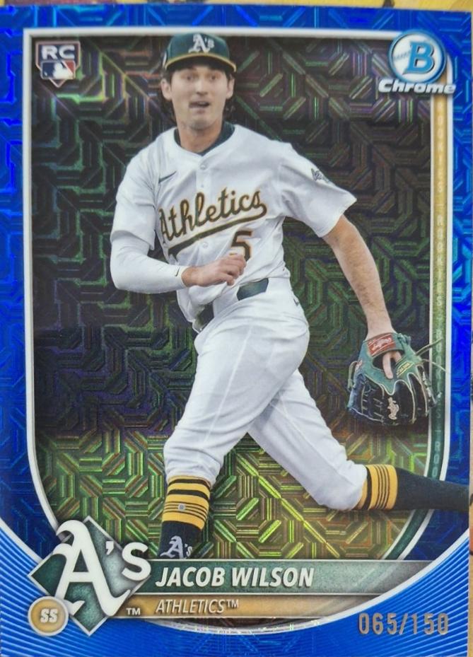 Jacob Wilson [Blue Mojo] #9 Prices | 2025 Bowman | Baseball Cards