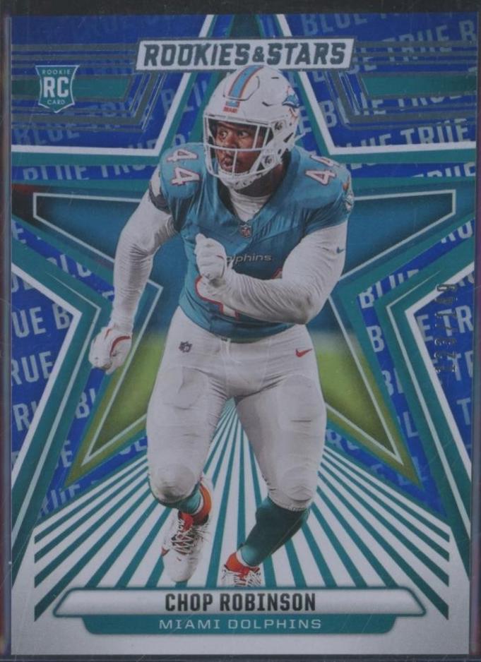 Chop Robinson [True Blue] #119 Prices | 2024 Panini Rookies & Stars ...