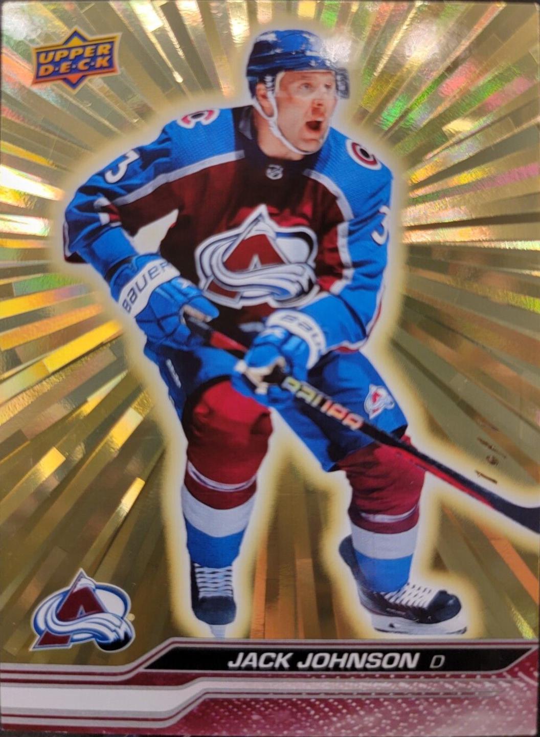 Jack Johnson [Outburst Gold] #539 Prices | 2023 Upper Deck | Hockey Cards