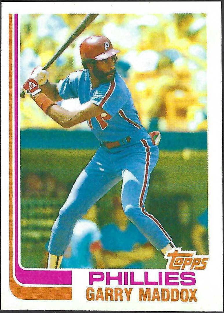 Garry Maddox [Blackless] #20 Prices | 1982 Topps | Baseball Cards