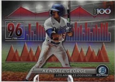 Kendall George #BTP-96 Prices | 2024 Bowman Scouts Top 100 | Baseball Cards
