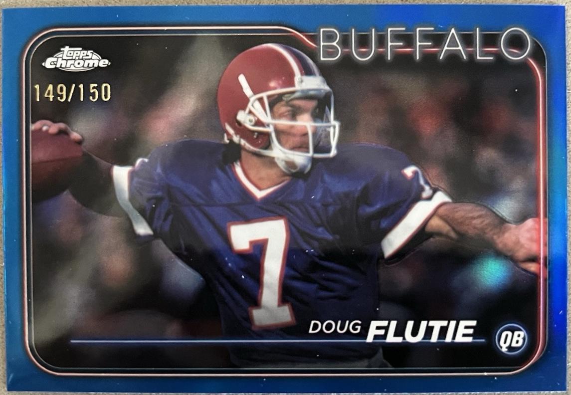 Doug Flutie [Blue Refractor] #10 Prices | 2024 Topps Chrome | Football ...