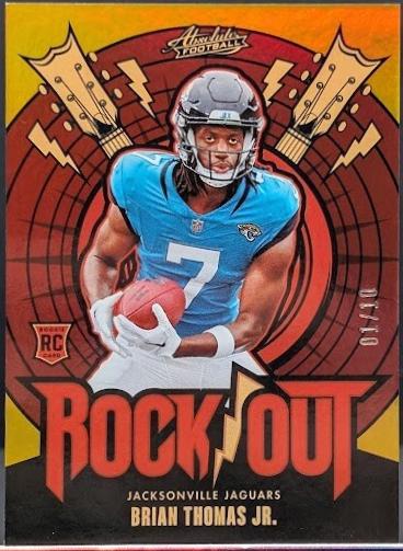 Brian Thomas Jr. [Gold Spectrum] #RO-BTJ Prices | 2024 Panini Absolute ...