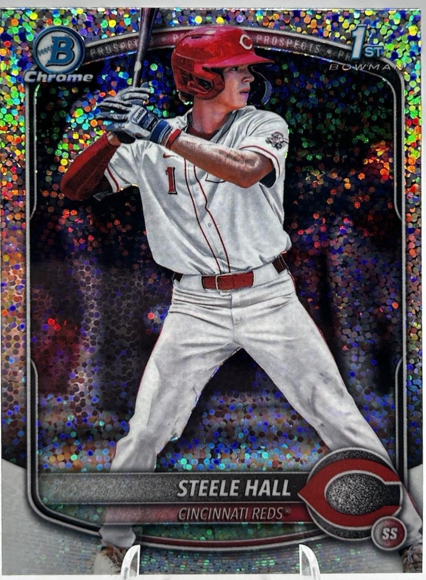 Steele Hall [Sparkle Refractor] #BDC-20 Prices | 2025 Bowman Draft ...